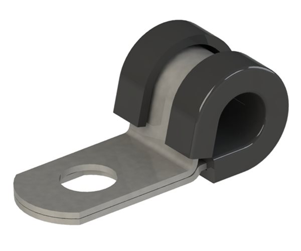 Buy Metal P Clips | Cable Clips Screw Fixed